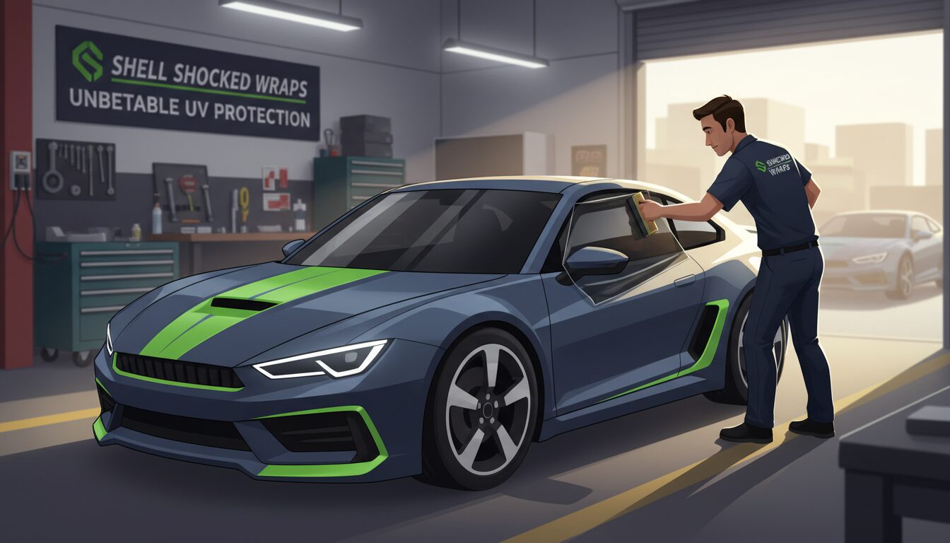 Unbeatable UV Protection with Shell Shocked Wraps' Tint Solutions