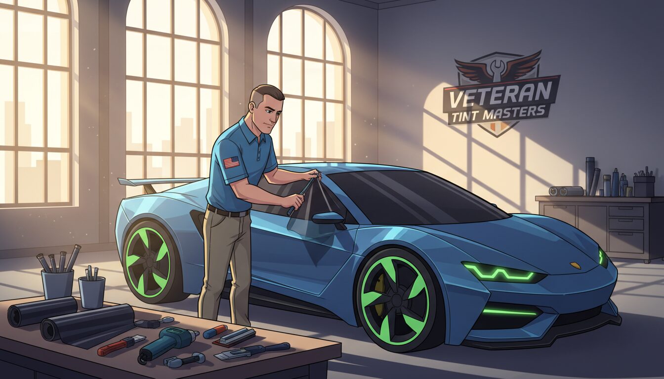 Veteran-Owned Shell Shocked Wraps: Expert Window Tinting Services